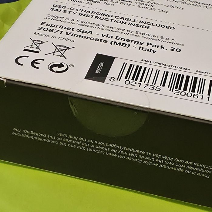 ЗАПЕЧАТАНИ CELLY BUZ2 BT drop true wireless Black || Черни гр. София ...