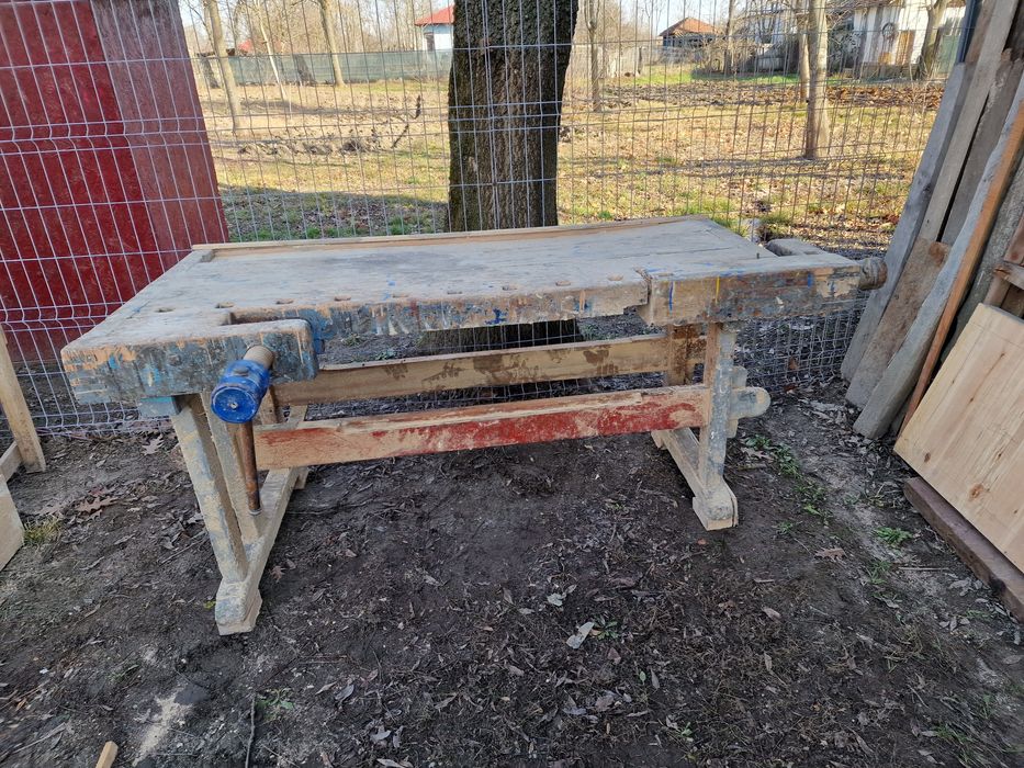 Banc lucru/tejghea tamplarie , lemn masiv, !!! Pitesti • OLX.ro