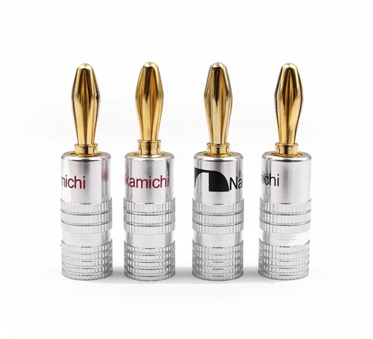 Conectori ( mufa, mufe boxe amplificator ) Nakamichi tip banana ...
