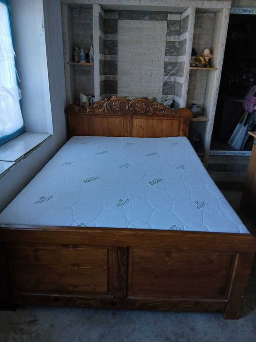 Pat din lemn masiv Tulcea • OLX.ro