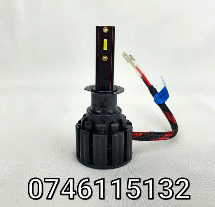 Faza Lunga-Scurta-BEC LED H1-MULTIMARCA-20000Lm-6500K-Aluminiu-110W-HQ ...