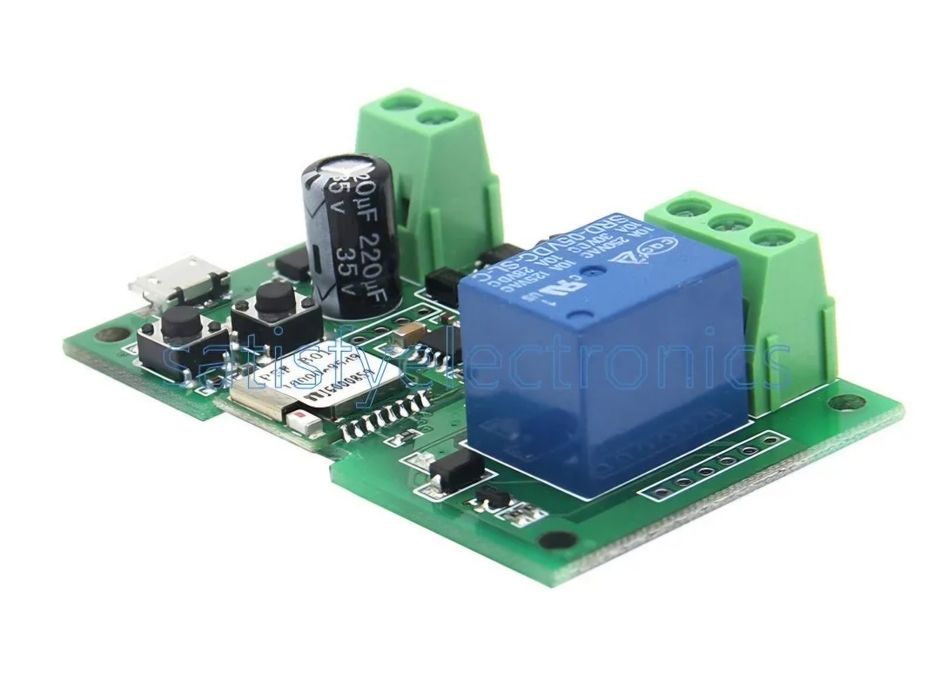 Releu Smart DC 5V / 7-32V WI-FI, 10A / 230V, SonOFF, APP iOS/Android ...