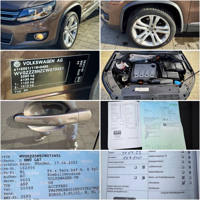 VW TIGUAN 2.0 TDI R-LINE‼️Piele Navi Keyless Entry/Go Panoramic Tzoll ...