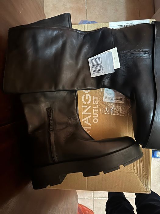 MANGO Ботуши от естествена кожа , нови гр. София Дружба 1 • OLX.bg