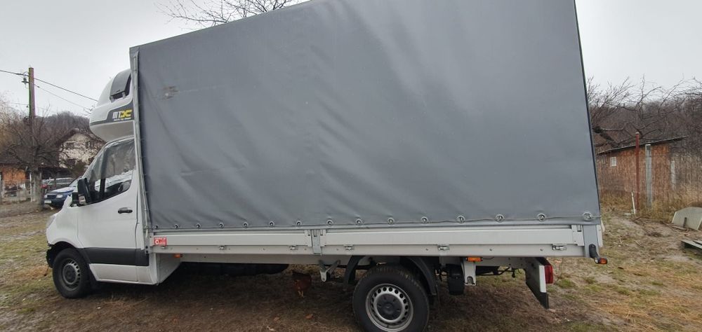 Bena noua cu obloane si prelata folosite 2 luni pe mercedes sprinter Ramnicu Valcea • OLX.ro