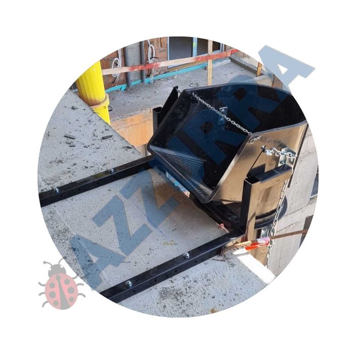 Jgheab moloz tobogan evacuare moloz PVC RANFORSAT negru Zalau • OLX.ro