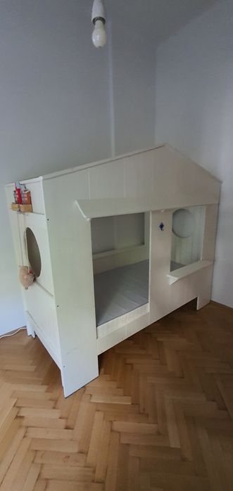 Pat copil lemn de pin Bucuresti Sectorul 2 • OLX.ro