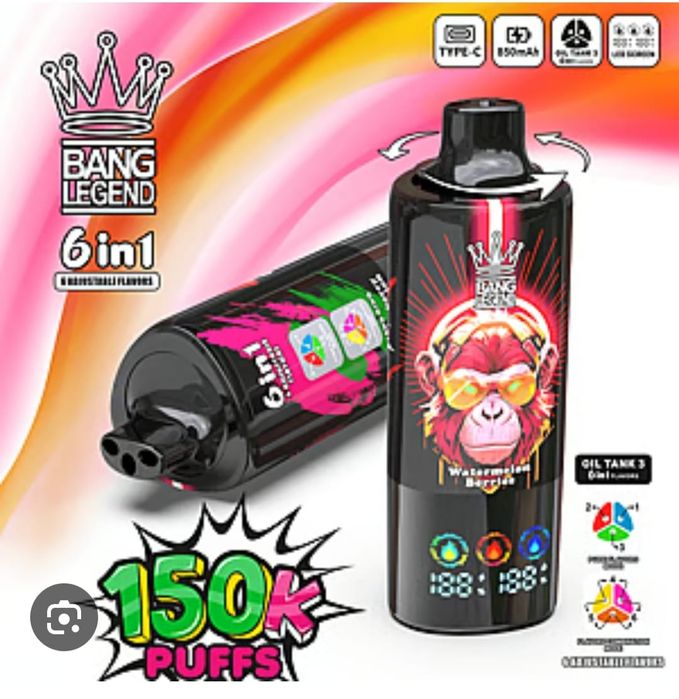 Bang Legend 150k Puffs 6 in 1 Reîncărcabil Bucuresti Sectorul 4 • OLX.ro