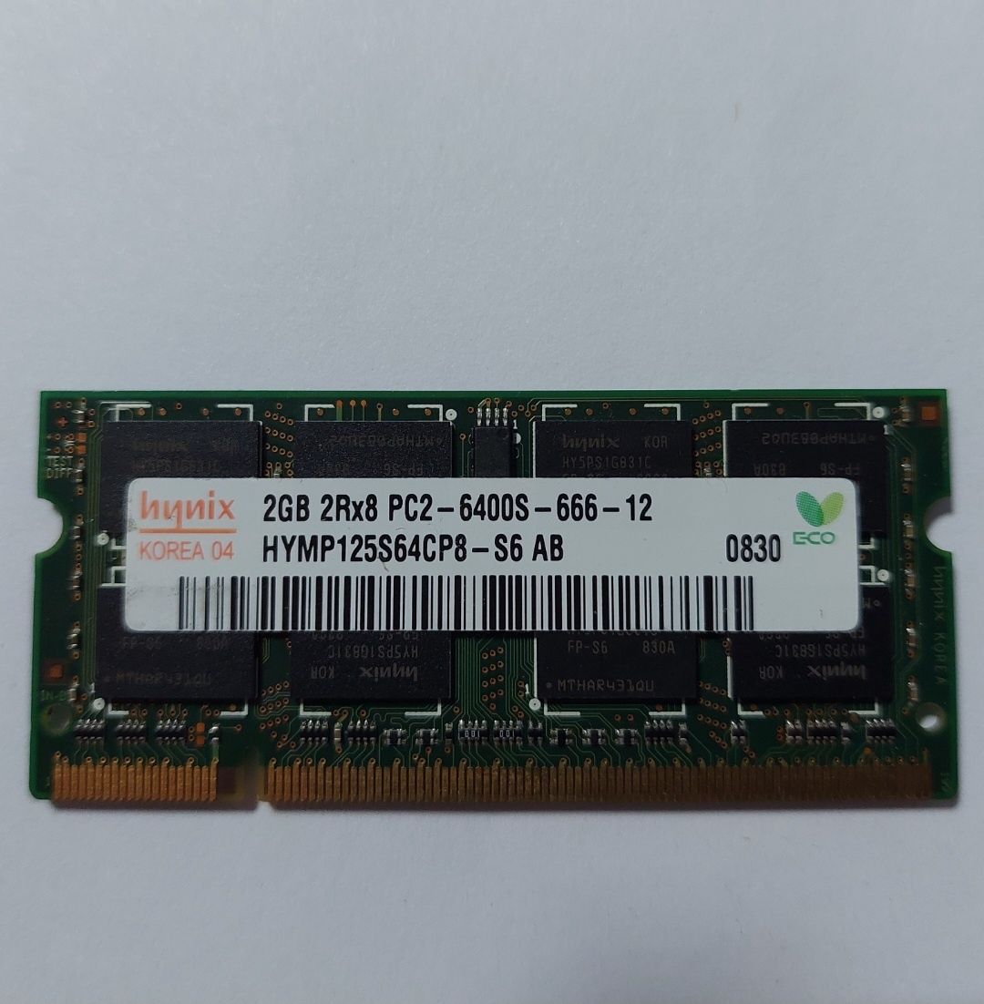 Оперативная память для ноутбука Ddr2 2 Гб Запчасти для ноутбуков