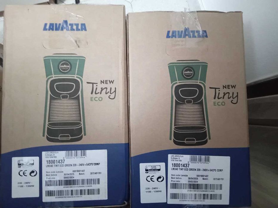 Espressor Lavazza Tiny Eco Coffee Machine, + 64capsule Sibiu • OLX.ro