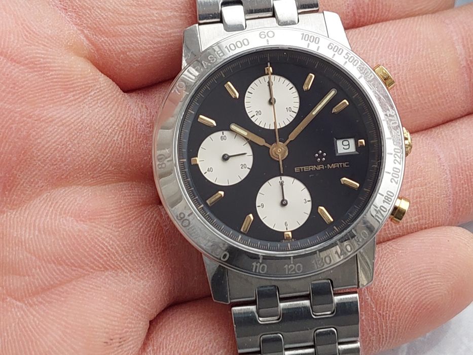 Eterna-Matic Panda dial automatic colectie vintage Lotrioara • OLX.ro