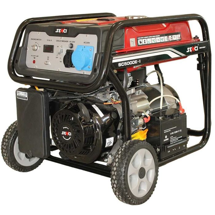 Generator SENCI SC-5000E, Putere max. 4.5 kw, 230V, AVR, motor benzina ...