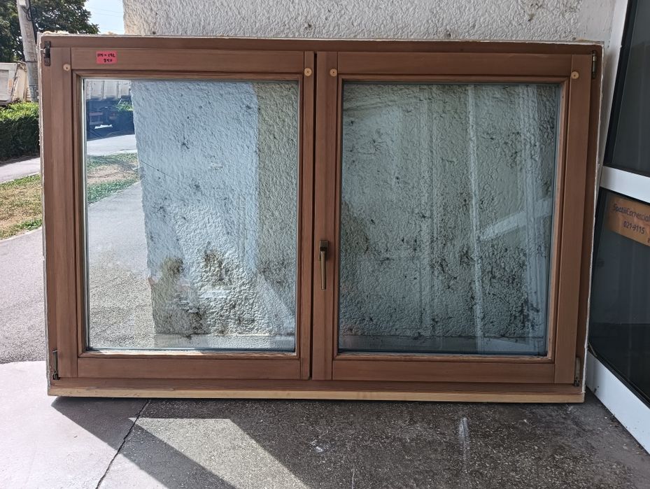 Geam termopan profil lemn 2 canate (115*172) Hunedoara • OLX.ro