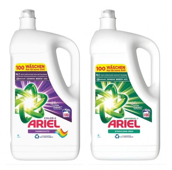 Перилен гел Ariel 5L: Universal+ / Color+ гр. Белоградчик • OLX.bg