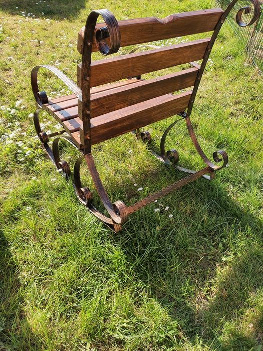 Vintage hand made mobilier gradina terase restaurante fier forjat lemn ...