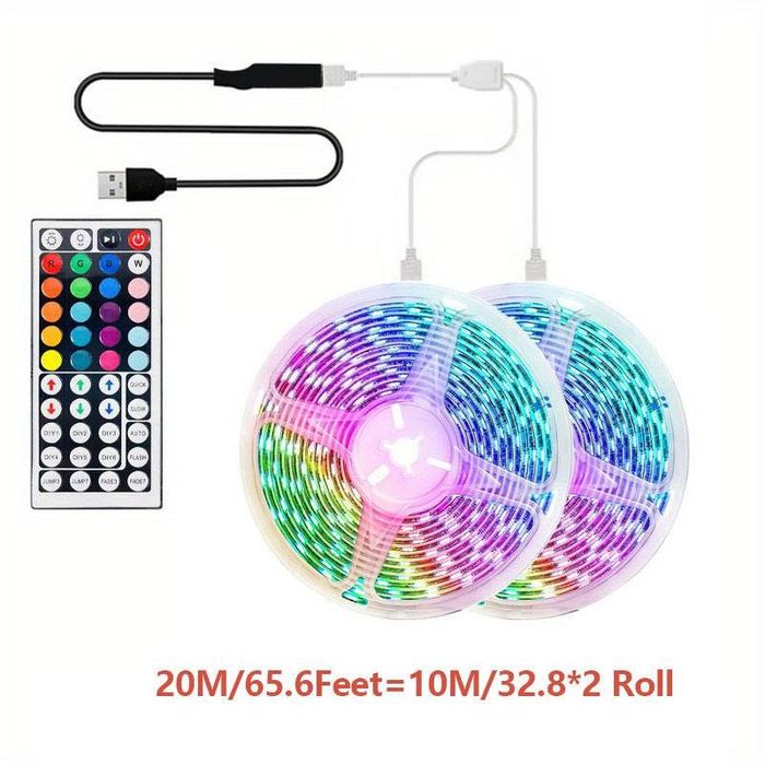 Bandă de lumină cu LED-uri RGB, 5M Timisoara • OLX.ro