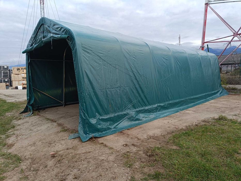 Garaj/Carport tip cort PE 200g/m² Targu Jiu • OLX.ro