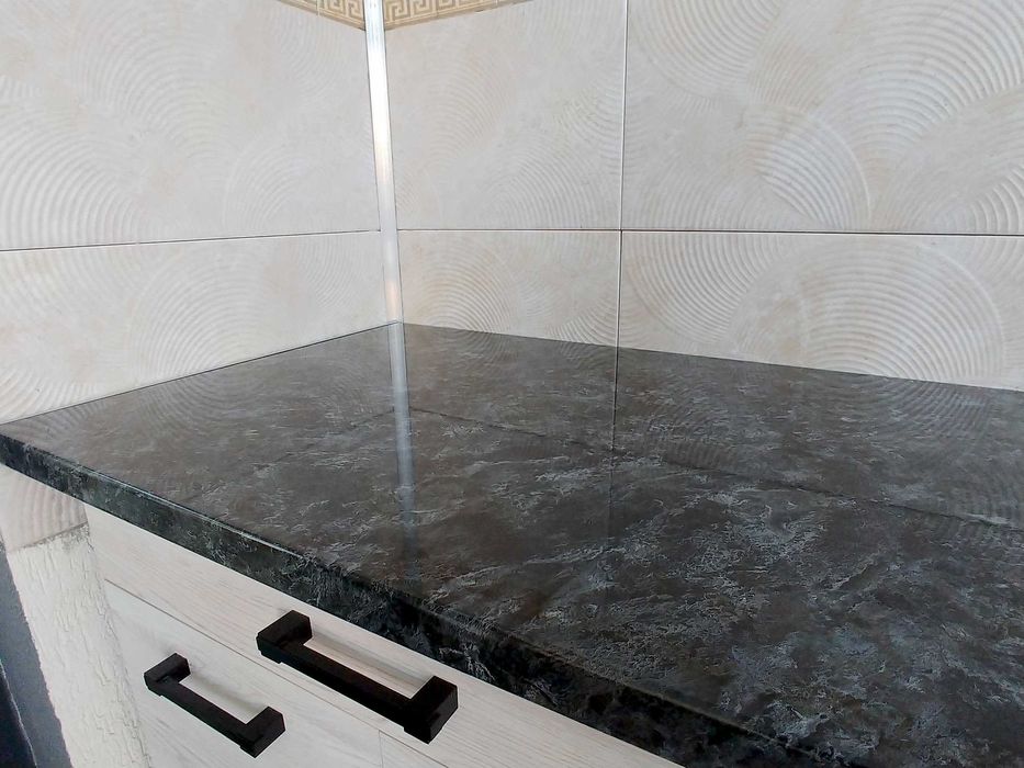 Blat de bucătărie, model lucios marmură, nou 235 x 60 x 3.8 cm Iasi ...