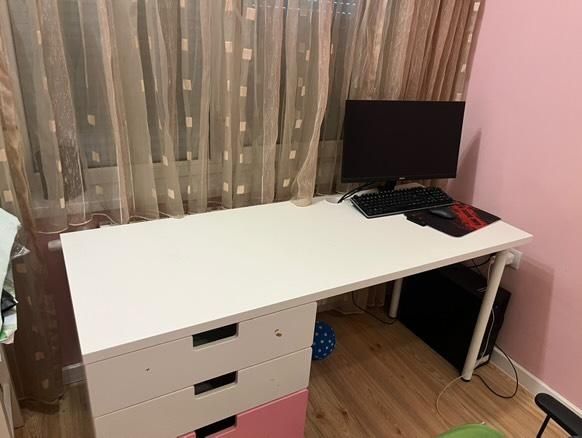 Двуетажно легло и бюро Ikea Smastad гр. Стара Загора Операта • OLX.bg