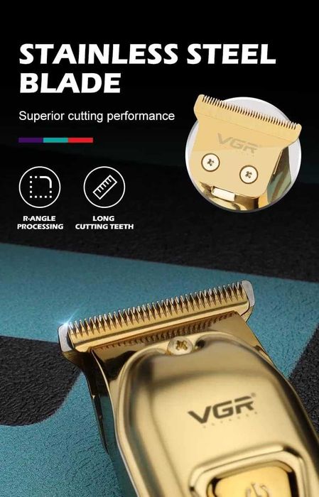Maшинка за подстригване VGR 965, Дисплей, 4 Приставки, 5W, 600mAh гр. Пловдив Тракия • OLX.bg