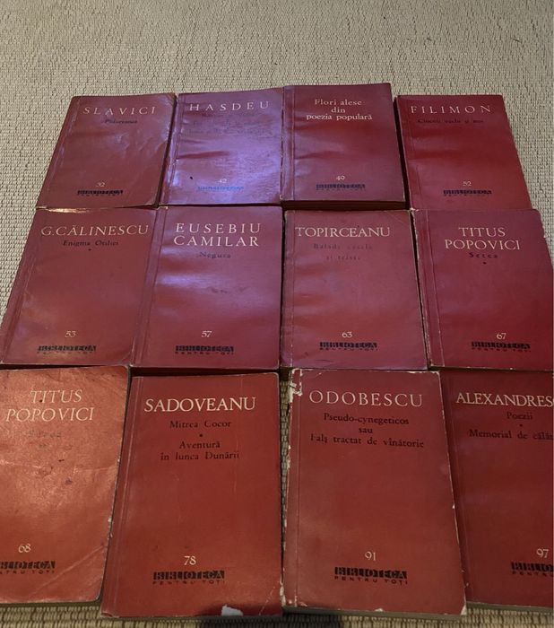 Carti vechi din colectia Biblioteca pentru toti Bucuresti Sectorul 1 ...