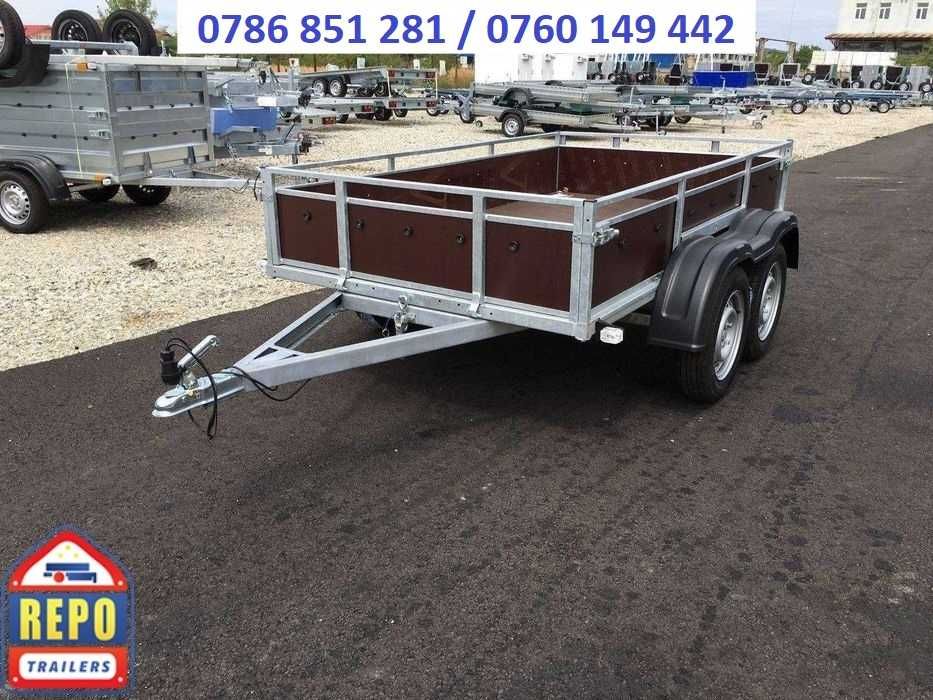 Remorca Auto Repo Mono Ax Cu Prelată Tandem Atv Moto 750 KG Oferta ...