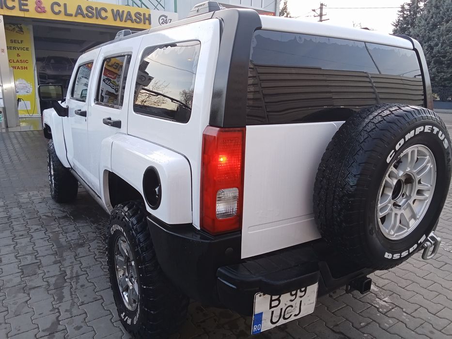 Hummer H3 2008 3.5i+GPL 4x4 Alb Perlat 13500€ Impecabil Variante ...