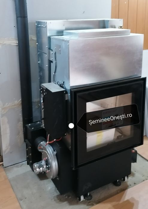 Termosemineu 30 kw pe peleti COMPLET automatizat Bacau • OLX.ro