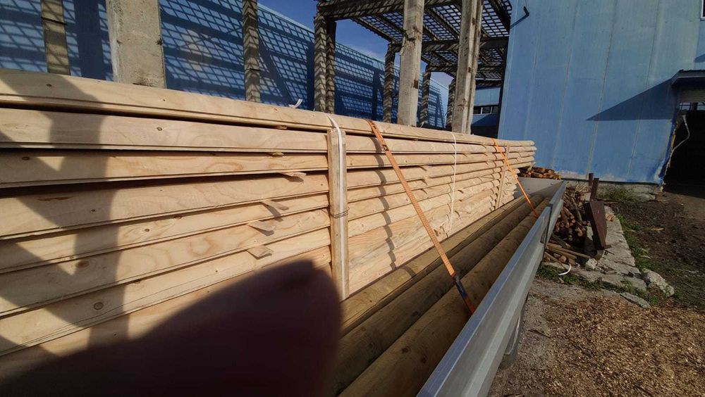 Lambriu Semirotund Faltuit din Lemn Calibrat pentru Lucrari de Placare ...