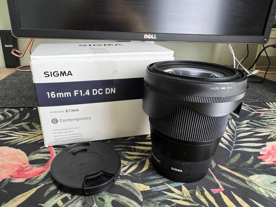 Обектив Sigma 16mm F/1.4 DC DN Contemporary Sony E-mount с. Панчарево • OLX.bg