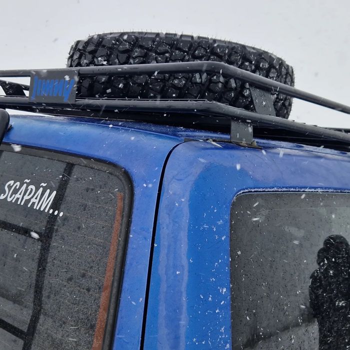 Roof rack / portbagaj si scara suzuki jimny 4x4 off road overlanding ...