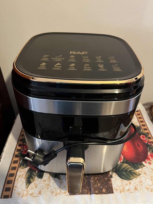 Фритюрник с Горещ Въздух Airfryer RAF Diamond SilverPlus, 7l, 1500 W гр. София Център • OLX.bg