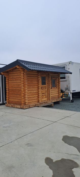 Vand saune din bustean mobile. Baia Mare • OLX.ro