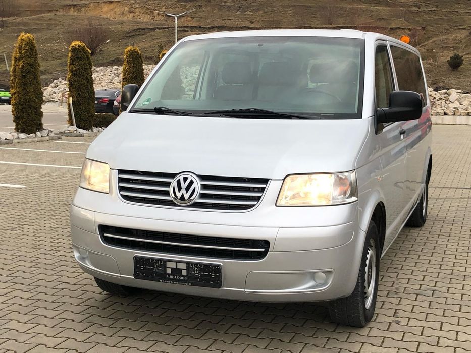 VW Transporter T5 lung 9locuri an 2008 1.9tdi clima computer bord Dej • OLX.ro