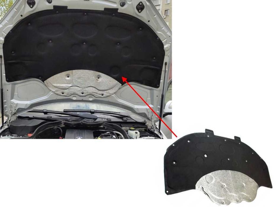 Изолация за преден капак Mercedes CLA W117,C-Class W204,E-Class W211 гр ...