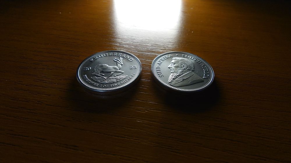 2 Monede Argint - KRUGERRAND 2023 Targu-Mures • OLX.ro