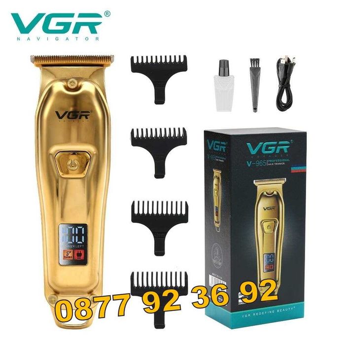 + ДИСПЛЕЙ БЕЗЖИЧНА машинка за подстригване, тример, модел: V-965, VGR гр. Димитровград • OLX.bg