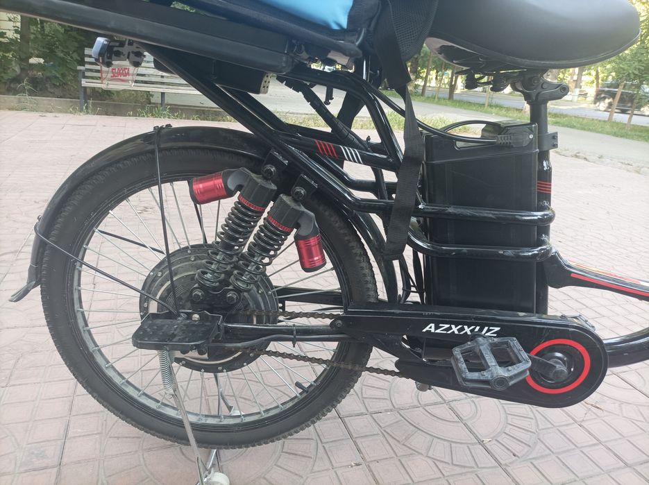 Elektron velosiped 48v 13A 624W 40-50kmgachayuradi 2kun boʻldi olingan ...