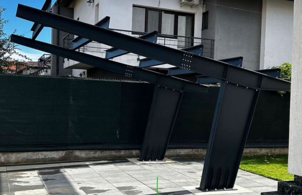 Structura metalica carport/ copertina metalica auto Focsani • OLX.ro