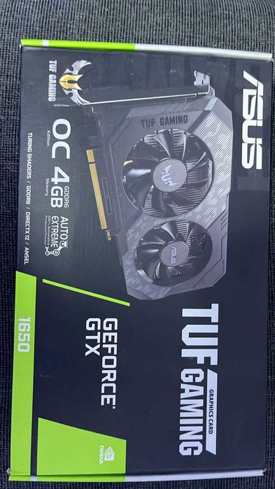 Placa video ASUS TUF Gaming GeForce® GTX 1650 OC, 4GB GDDR6, 128-bit Roman • OLX.ro