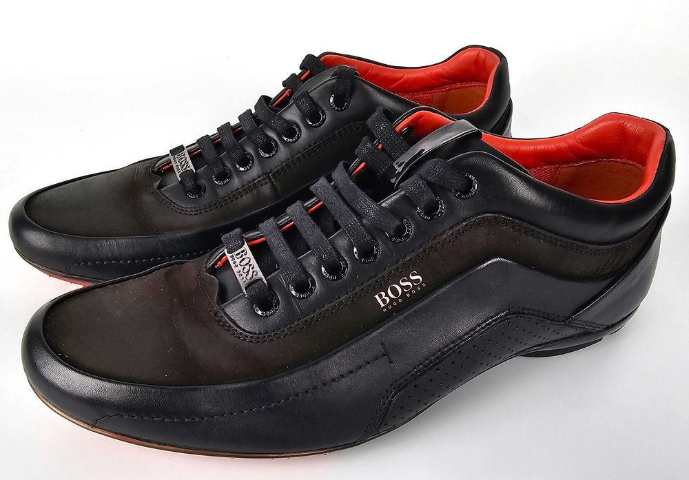 Hugo Boss Racing Спортно елегантни обувки маратонки естествена кожа гр ...