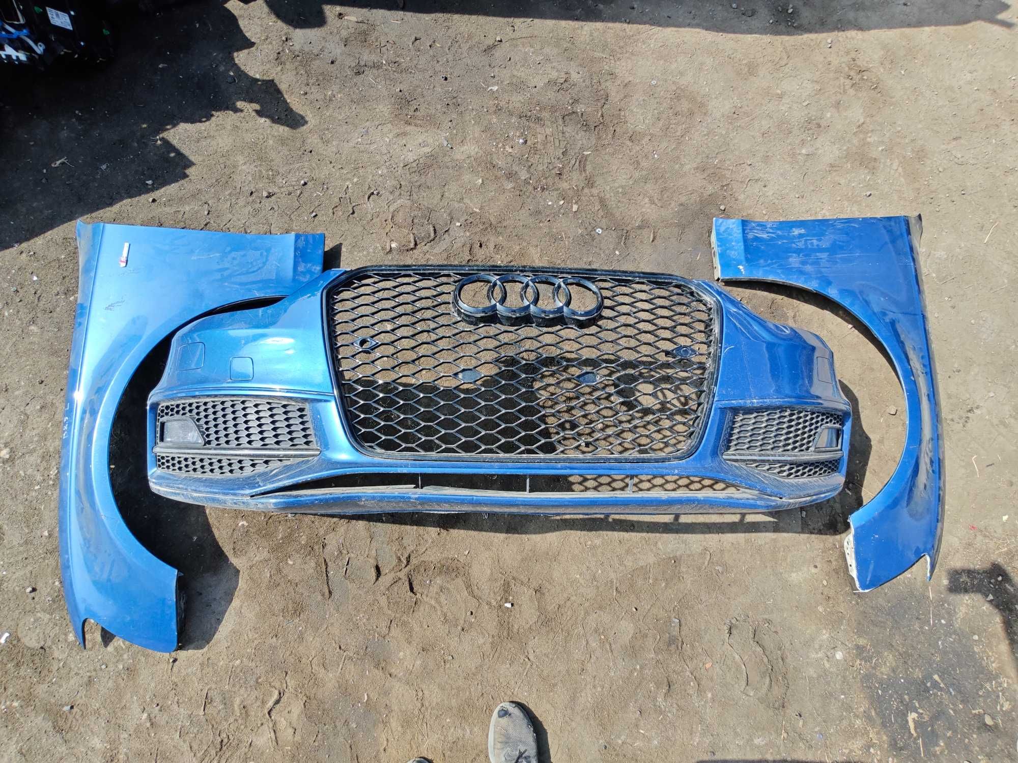 ТОП Броня калници преден капак Audi A4 B8 5 Facelift Ауди челен удар