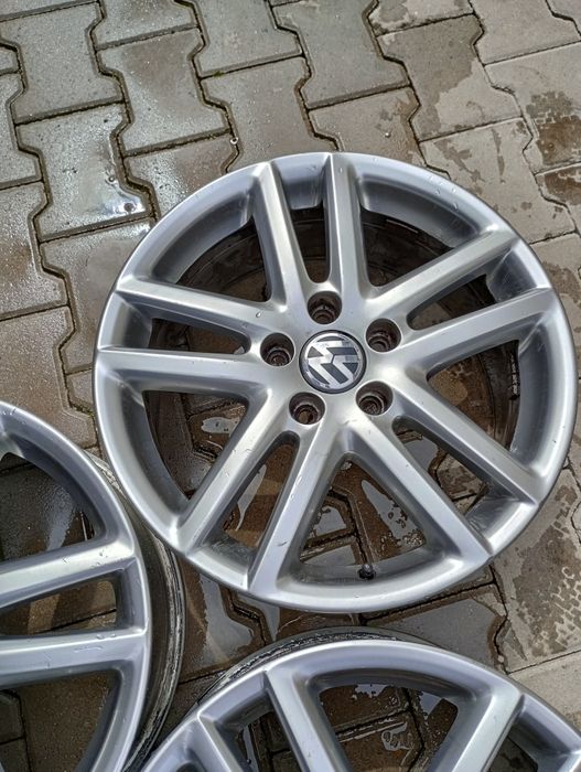 4 jante 5x112 R17 Volkswagen Tiguan T-rok passat CC b7 b8 golf 5 6 7 ...