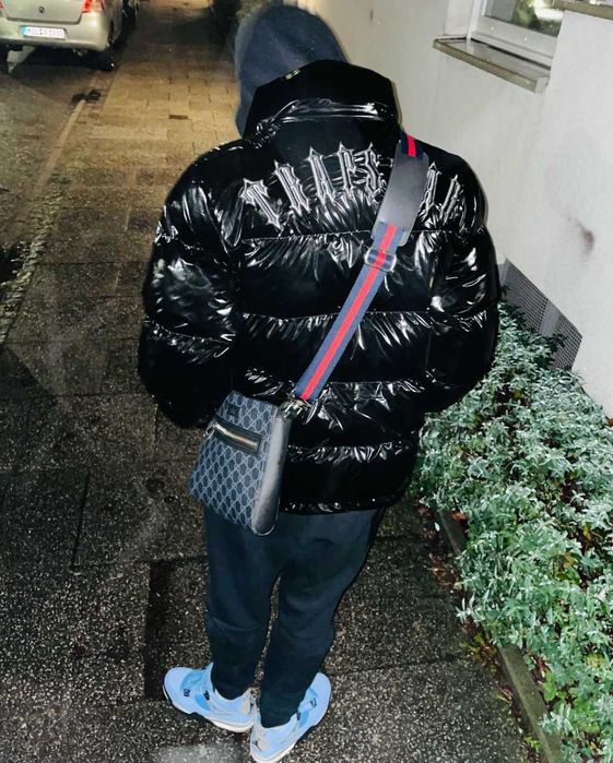 Geaca Trapstar Irongate Neagra cu gluga shiny black Central Cee ...
