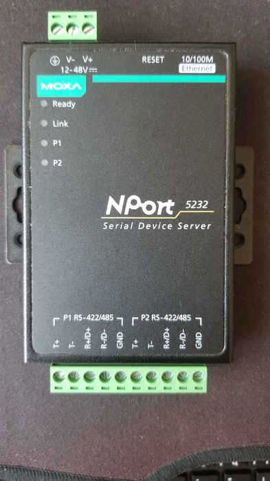 MOXA NPort 5232 2 port RS-422/485 device server, 10/100M Ethernet, гр. Бургас Възраждане • OLX.bg