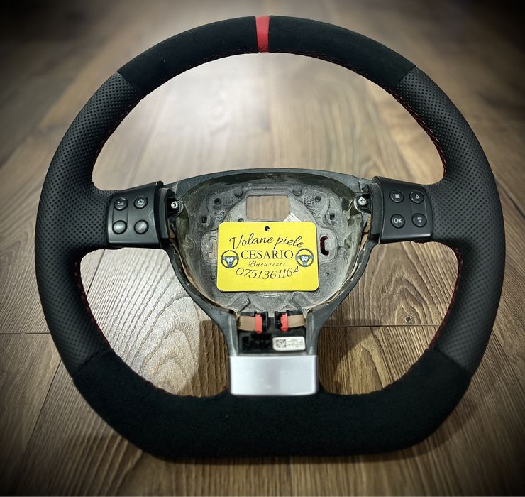 Volan piele Nappa Tesit VW Golf 5, Passat B6,Touran, Jetta,Tiguan ...