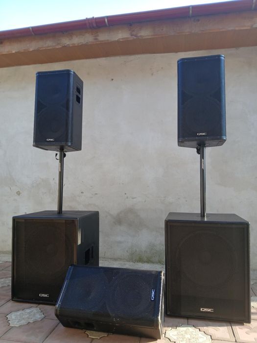 Qsc hpr 18"&12" , boxe active profesionale (fbt dynacord rcf nexo kv2 ...