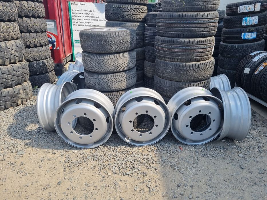 Jante noi tubeles remorca 8 prezoane 825 R20, 900 R20 Ovidiu • OLX.ro