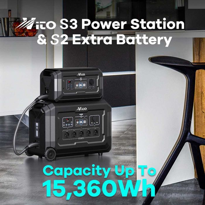 3600W Генератор за ток без гориво VITO S3 Power Station гр. Хасково ...