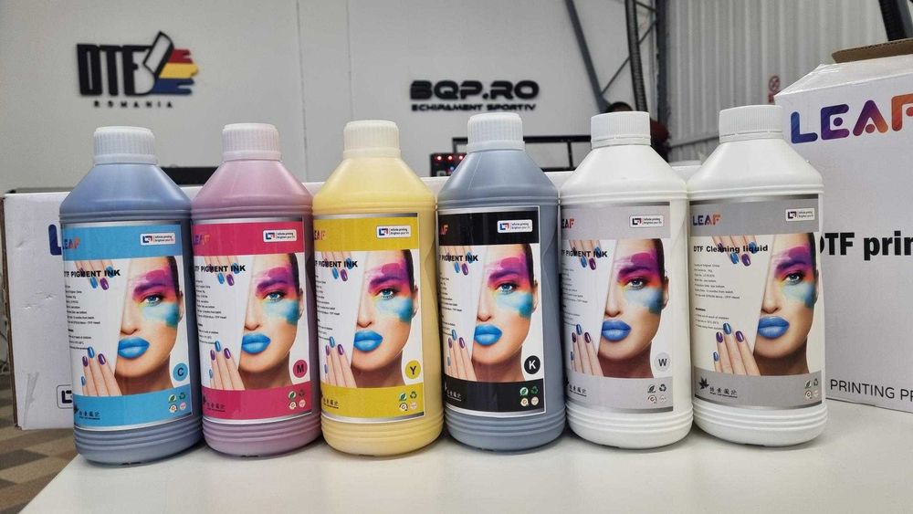 Cerneala DTF CMYK Premium Cyan Magenta Yellow Black DTF Romania Bragadiru • OLX.ro